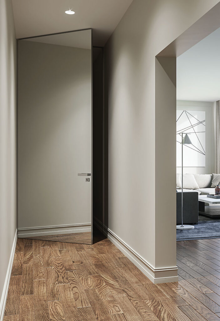 Flush Door with 3D Hinges - Adela - BRISK