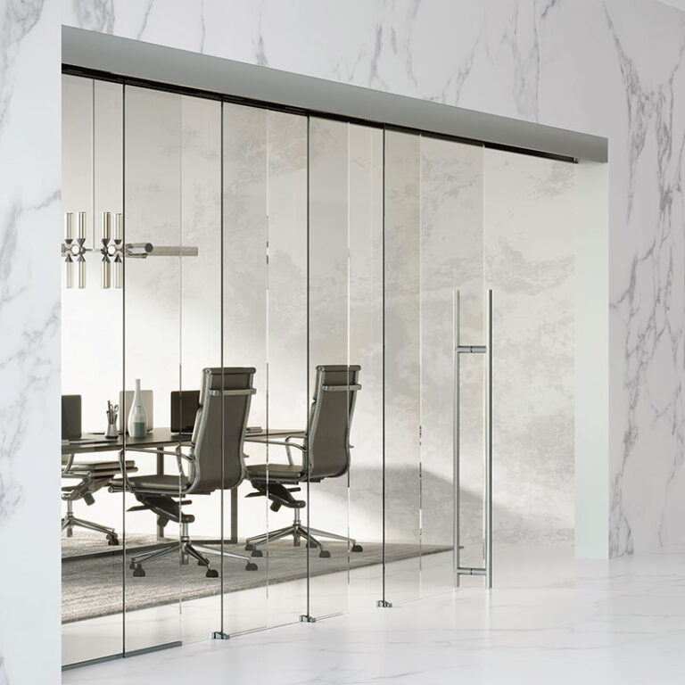 Linea Synchronized Telescopic Sliding Glass Door - Linea - BRISK